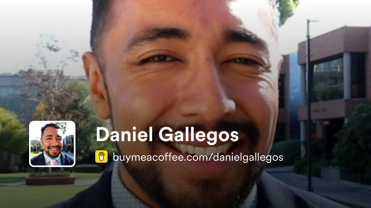 Daniel Gallegos - Buymeacoffee