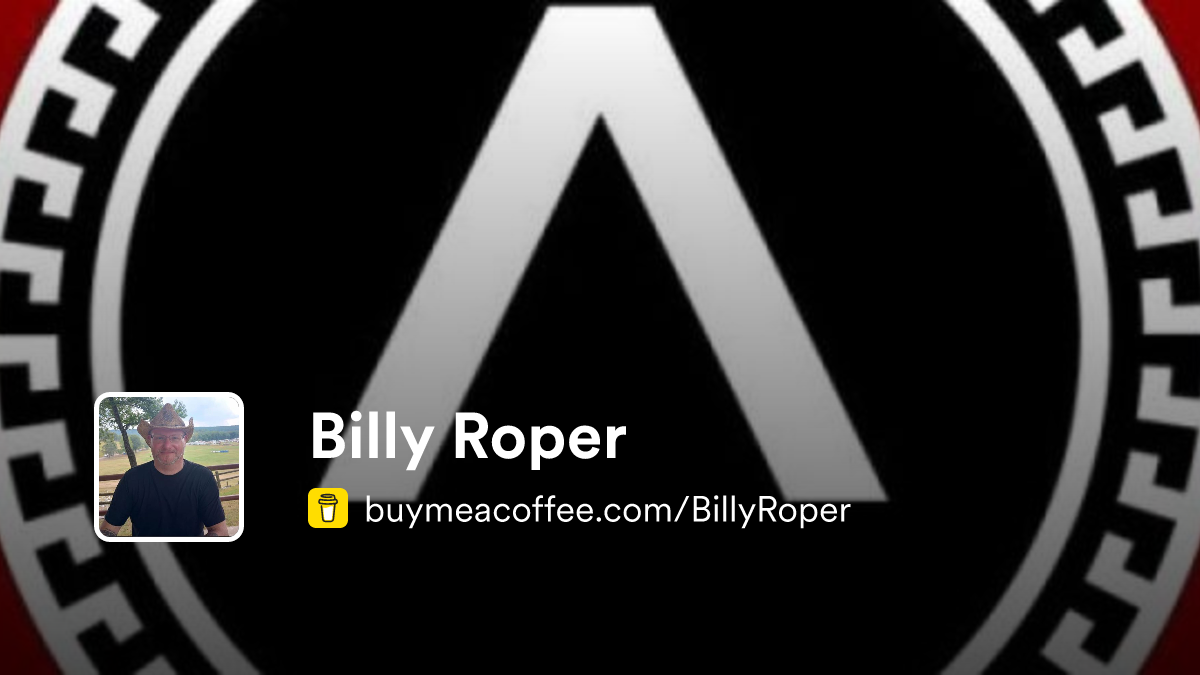 Billy Roper - Buymeacoffee