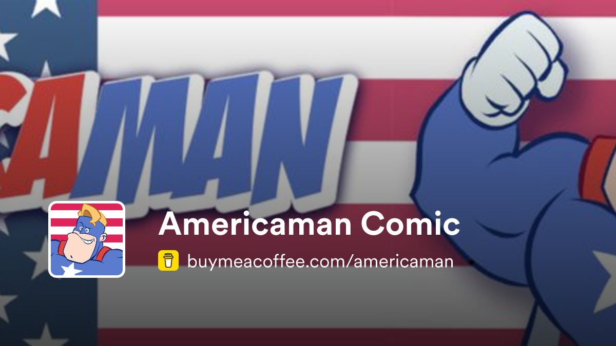 Americaman Comic - Buymeacoffee