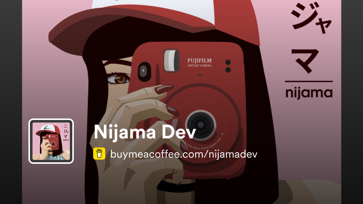 Nijama Dev - Buymeacoffee