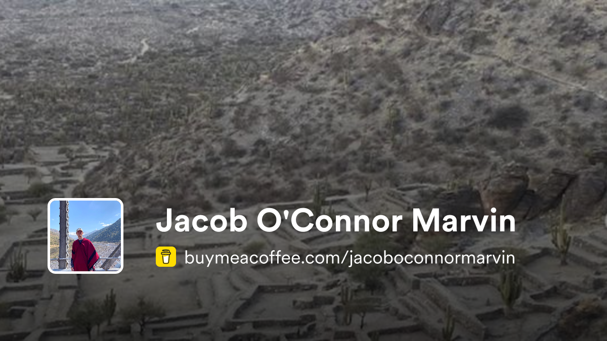 Jacob O'Connor Marvin - Buymeacoffee