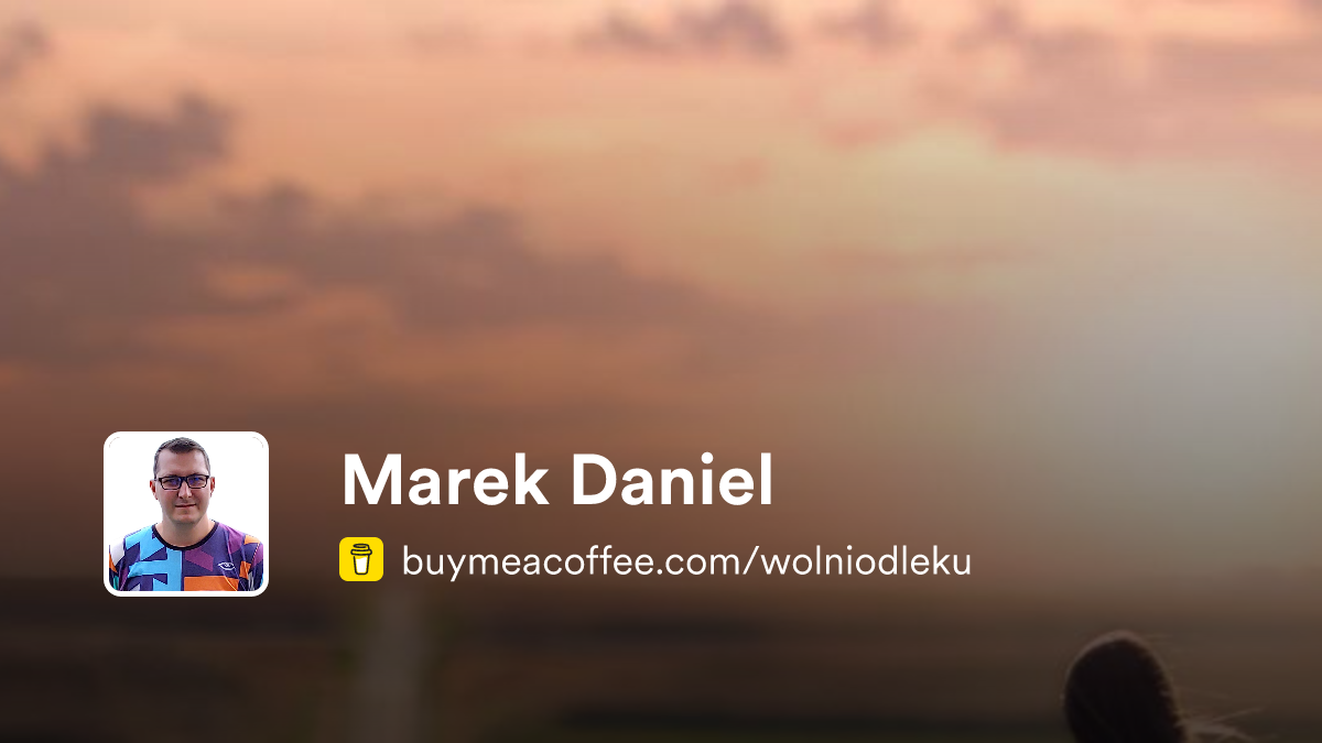 Marek Daniel is wolniodleku.pl - Buymeacoffee