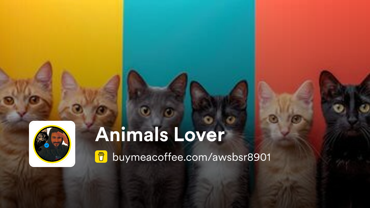 Animals Lover - Buymeacoffee