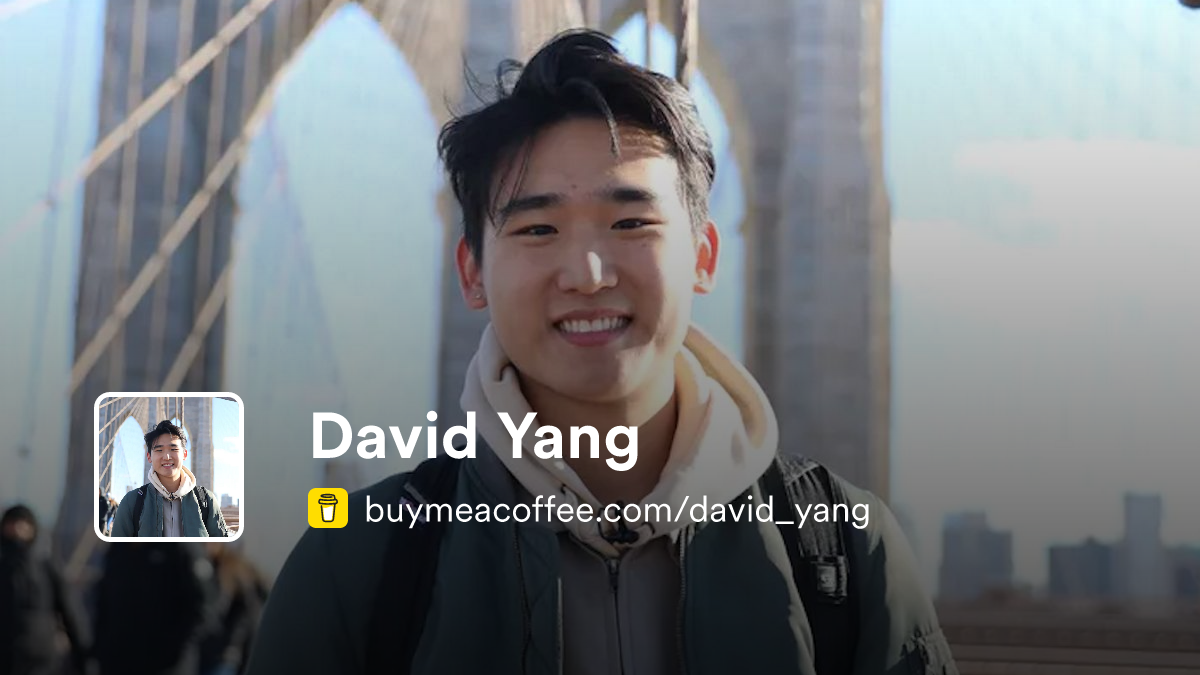 David Yang - Buymeacoffee