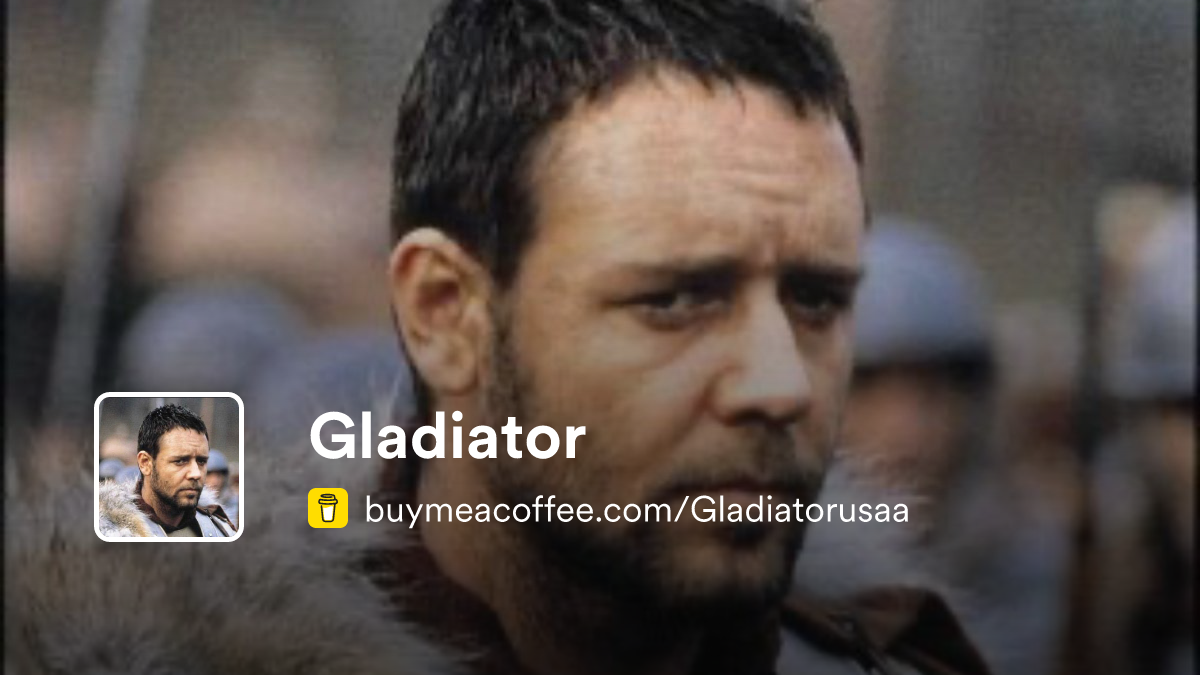 Gladiator - Buymeacoffee