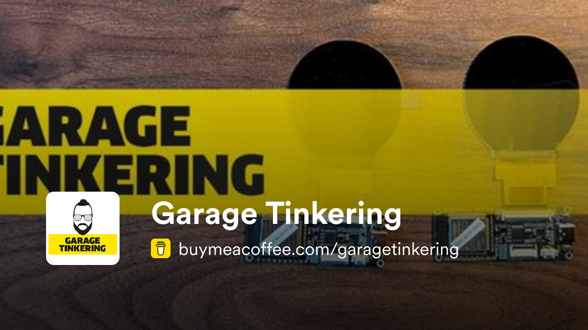 Garage Tinkering - Buymeacoffee