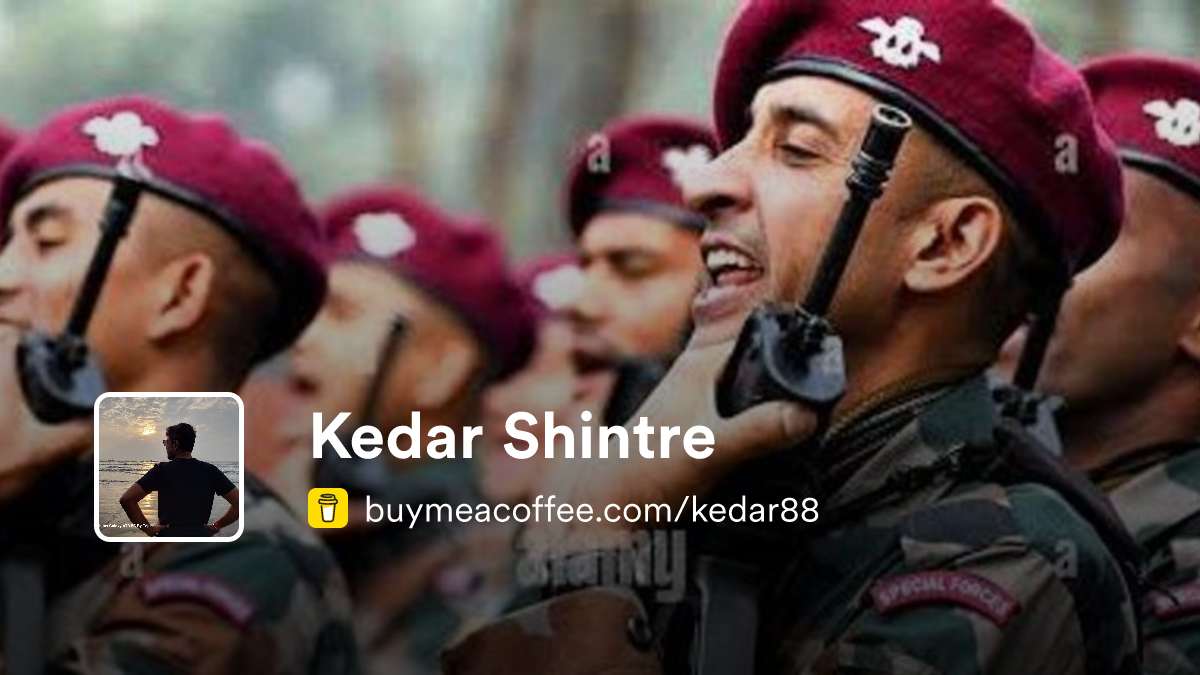 Kedar Shintre - Buymeacoffee