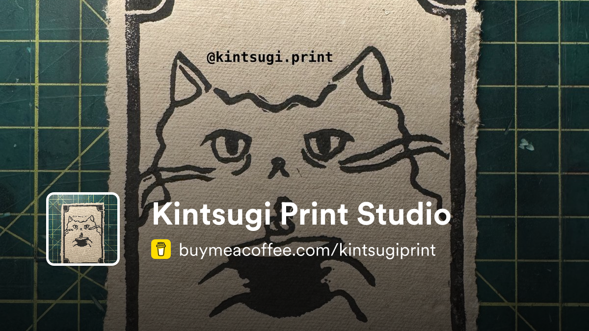 Kintsugi Print Studio - Buymeacoffee