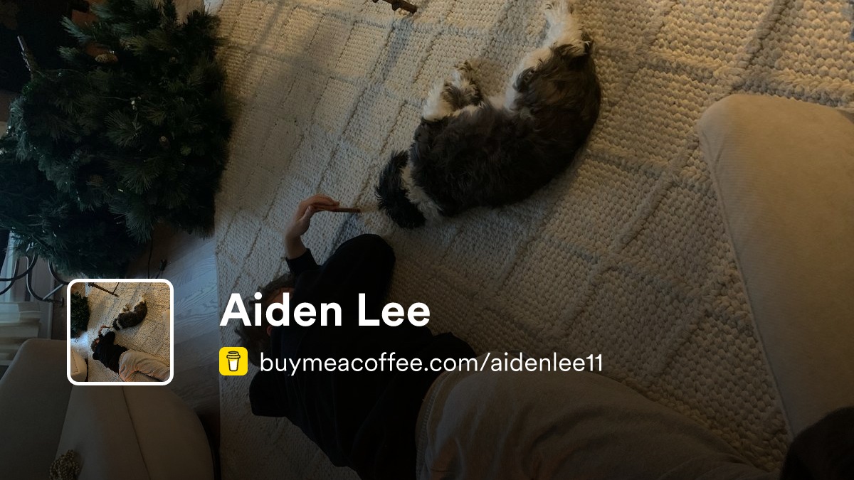 Aiden Lee - Buymeacoffee