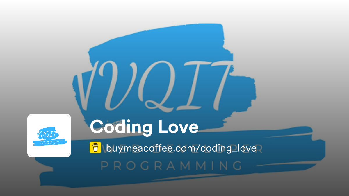 Coding Love - Buymeacoffee