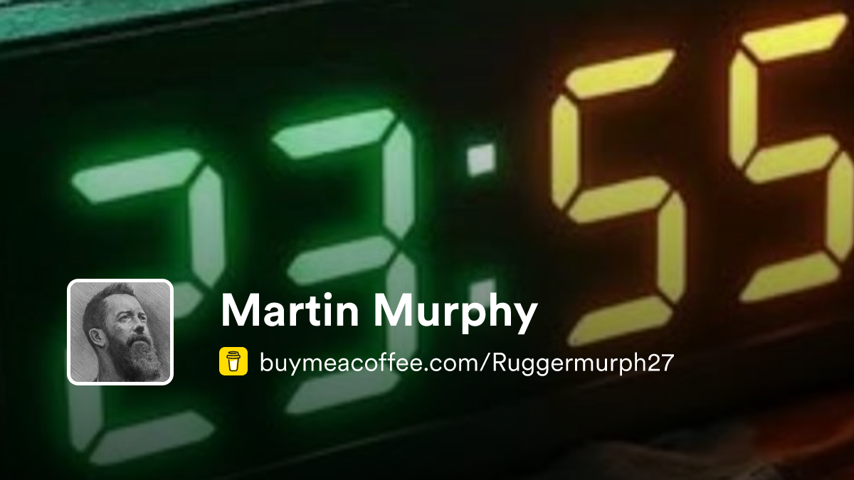Martin Murphy is Media content, research, networking, community support. - Buymeacoffee
