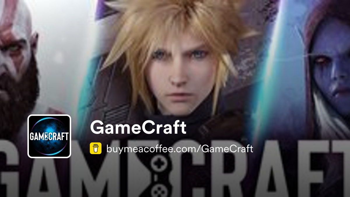 GameCraft is Youtube Gaming Content - Buymeacoffee