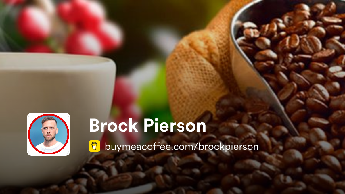 Brock Pierson - Buymeacoffee