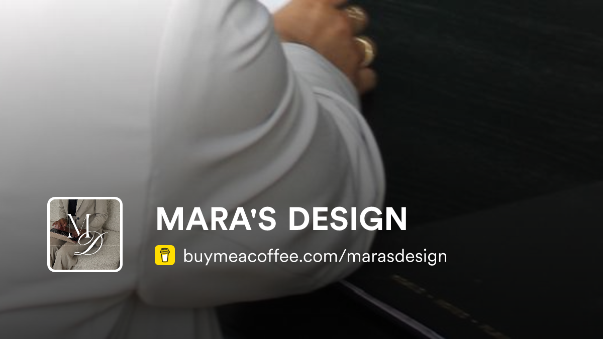 MARA'S DESIGN is Graphic & Web Design - Buymeacoffee