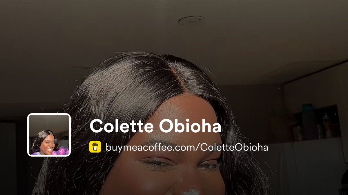 Colette Obioha - Buymeacoffee