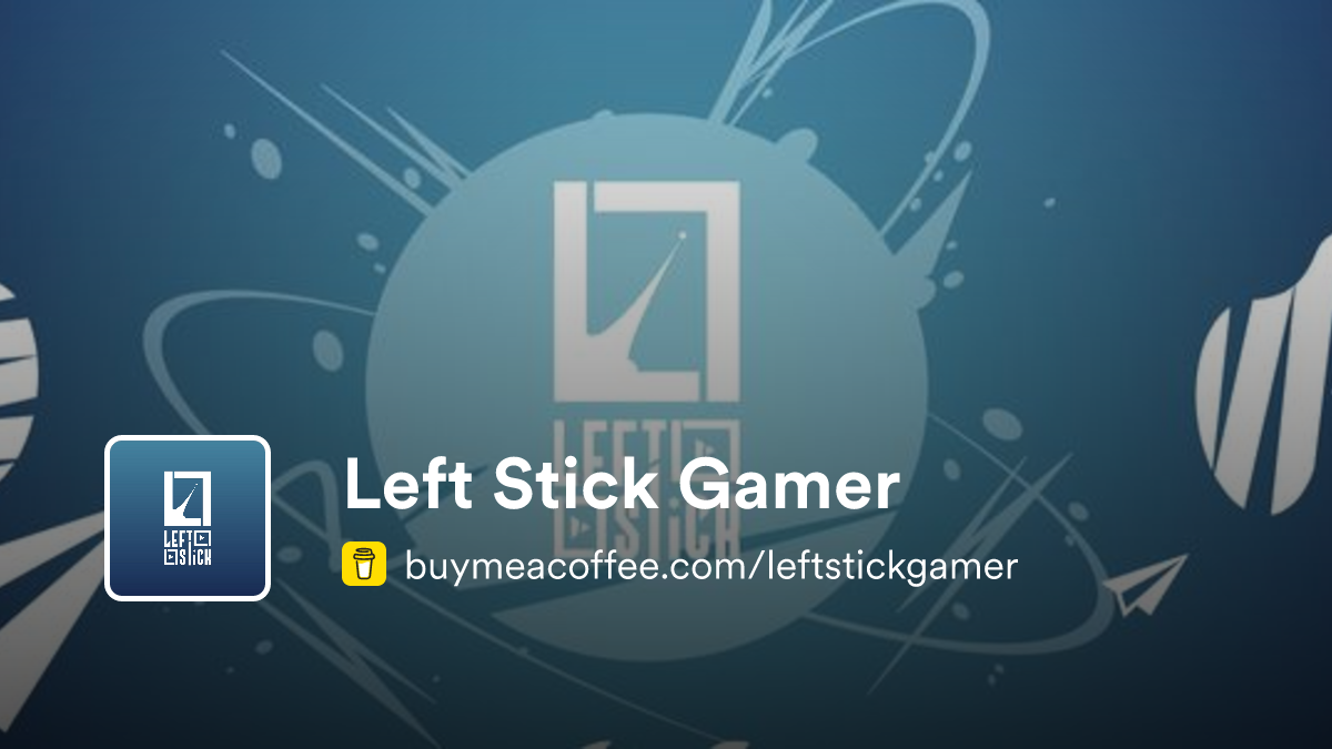 Left Stick Gamer - Buymeacoffee