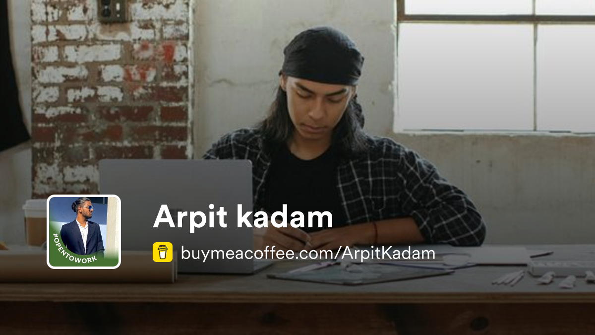 Arpit kadam - Buymeacoffee