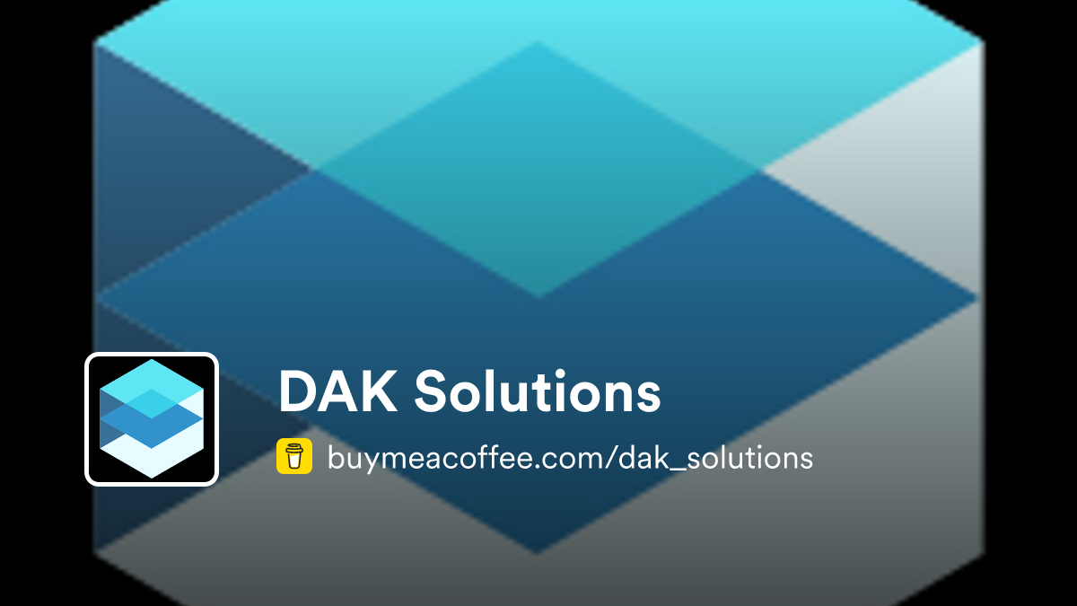 DAK Solutions - Buymeacoffee