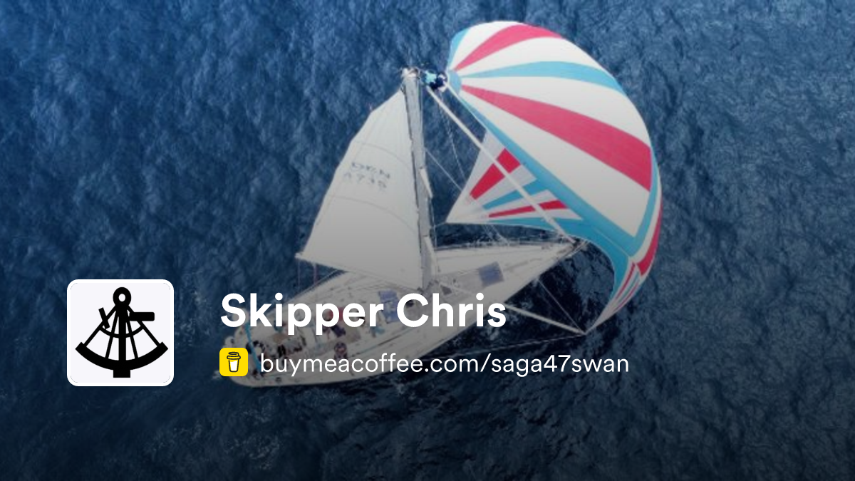 Skipper Chris is sharing my passion for offshore sailing & navigation ...