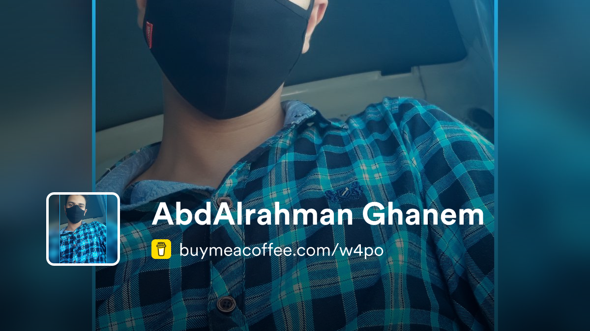 AbdAlrahman Ghanem - Buymeacoffee