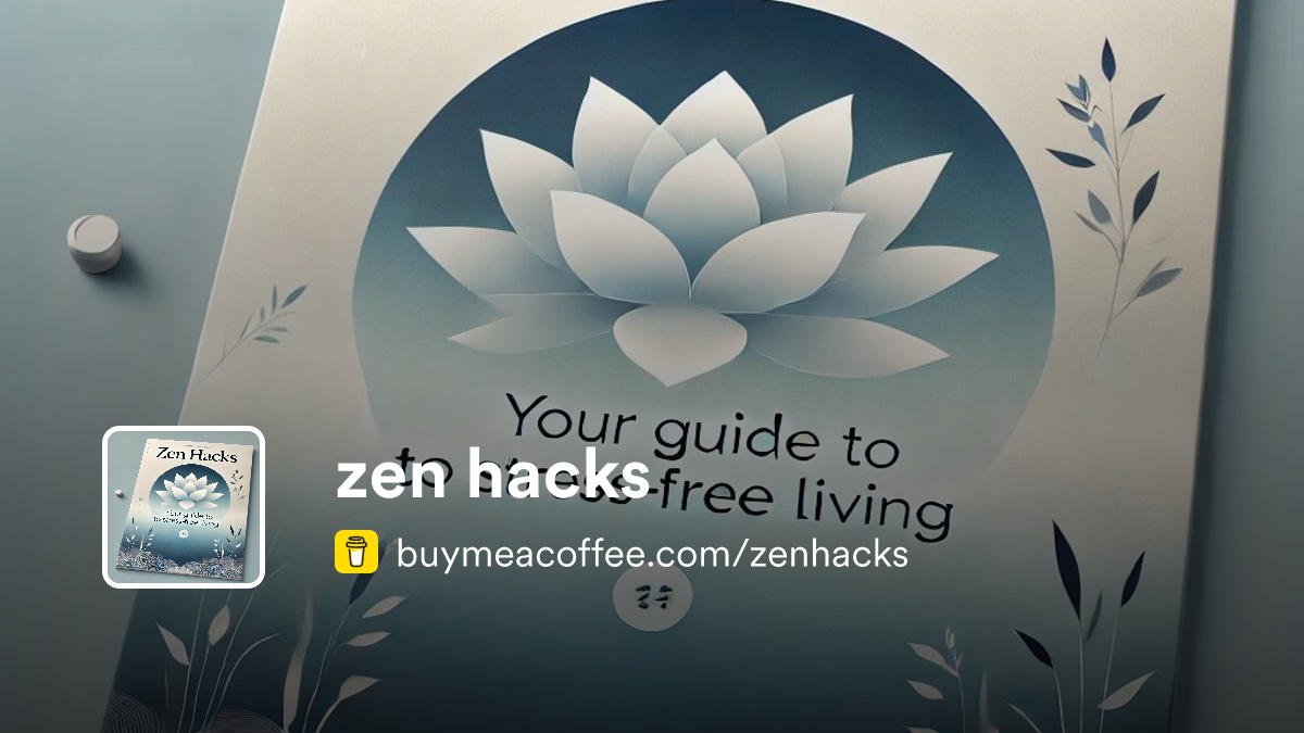 zen hacks - Buymeacoffee