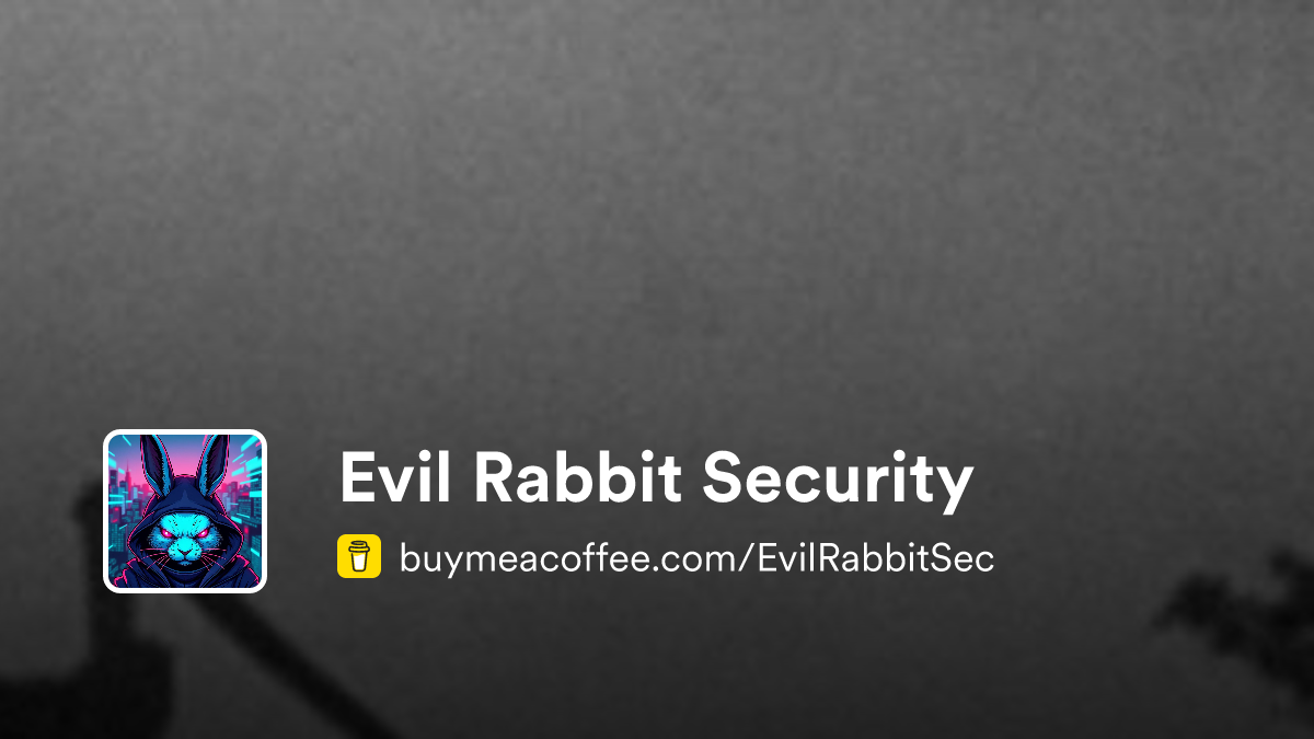 Evil Rabbit Security - Buymeacoffee