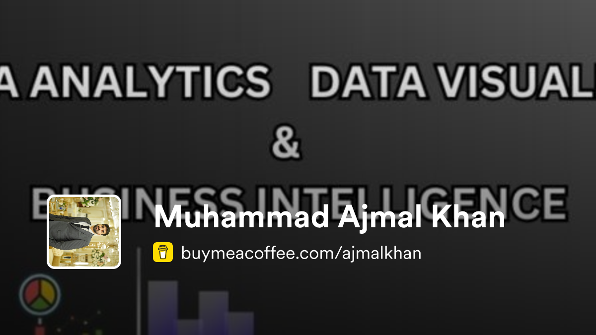 Muhammad Ajmal Khan - Buymeacoffee
