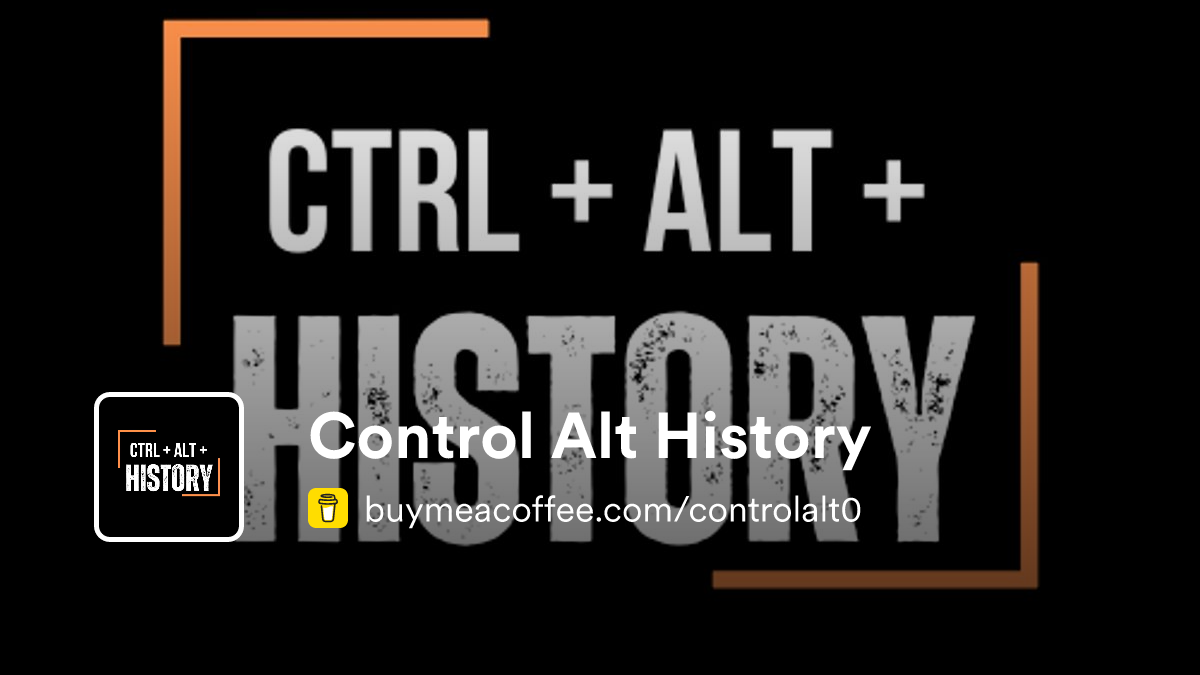 Control Alt History - Buymeacoffee