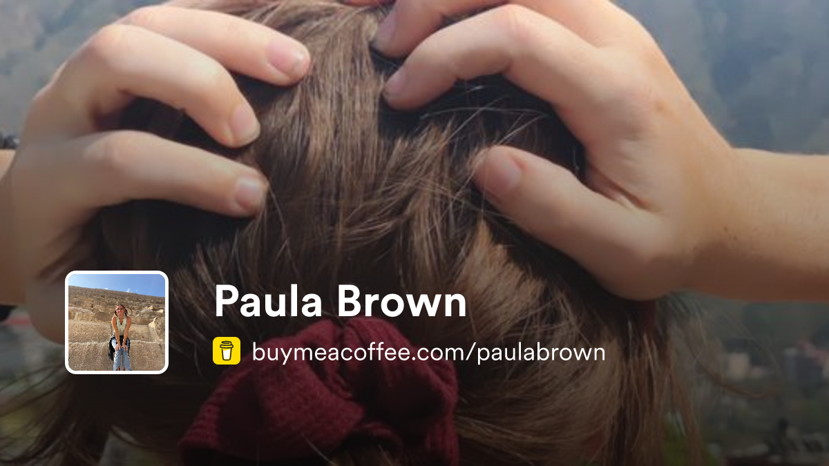 Paula Brown - Buymeacoffee