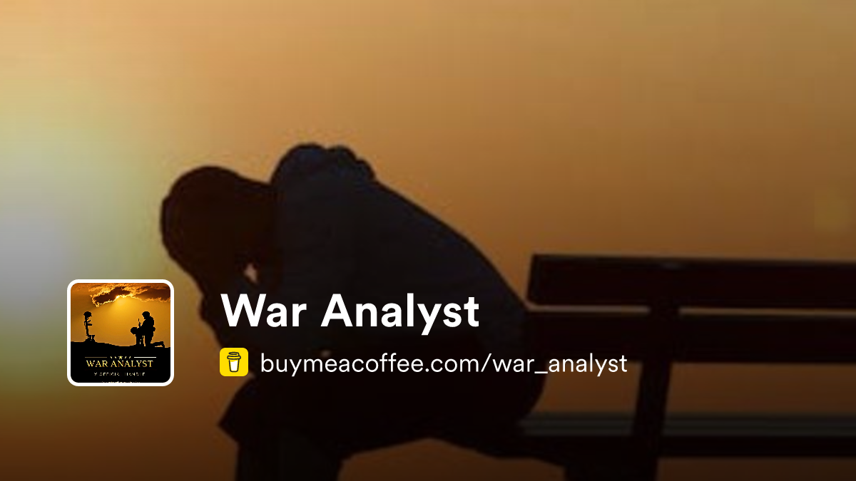 War Analyst - Buymeacoffee