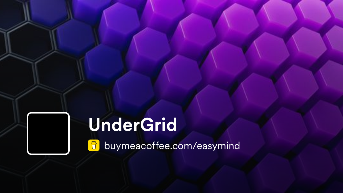 UnderGrid is Creating software to make a life fun - Buymeacoffee