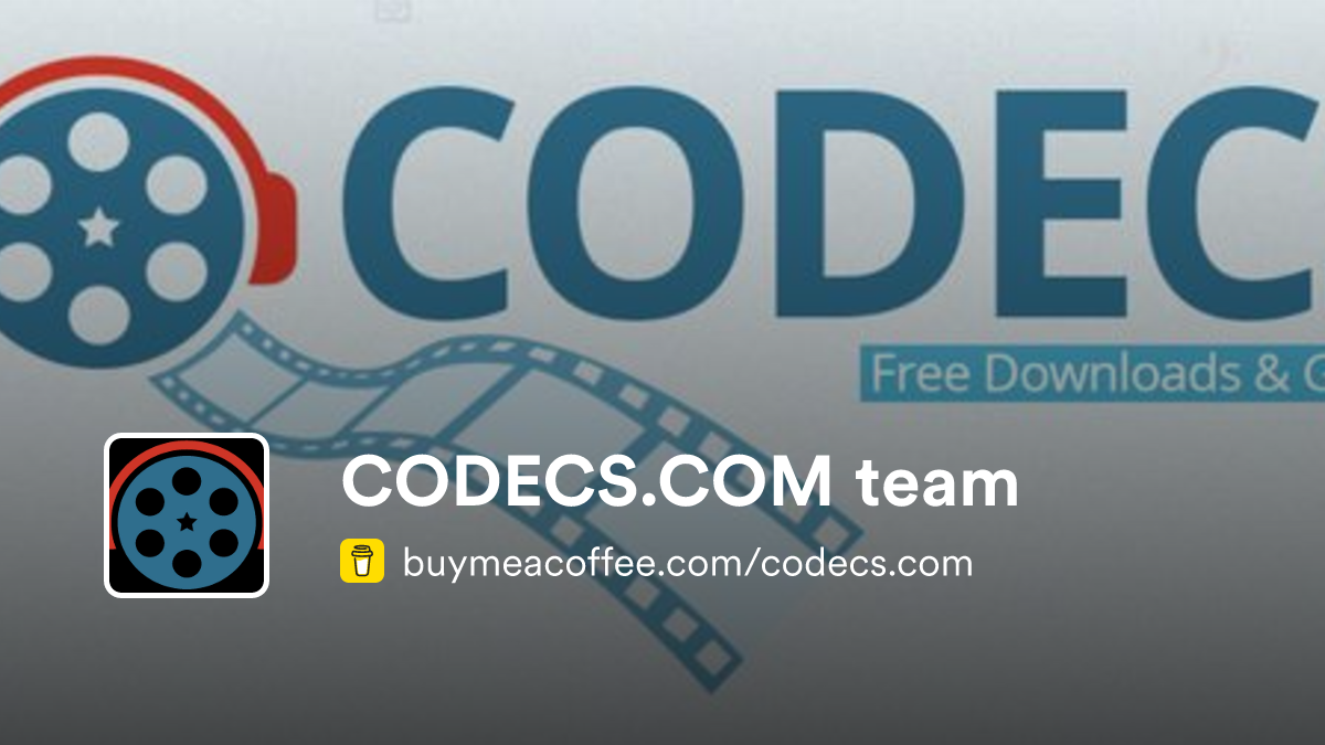 CODECS.COM team - Buymeacoffee