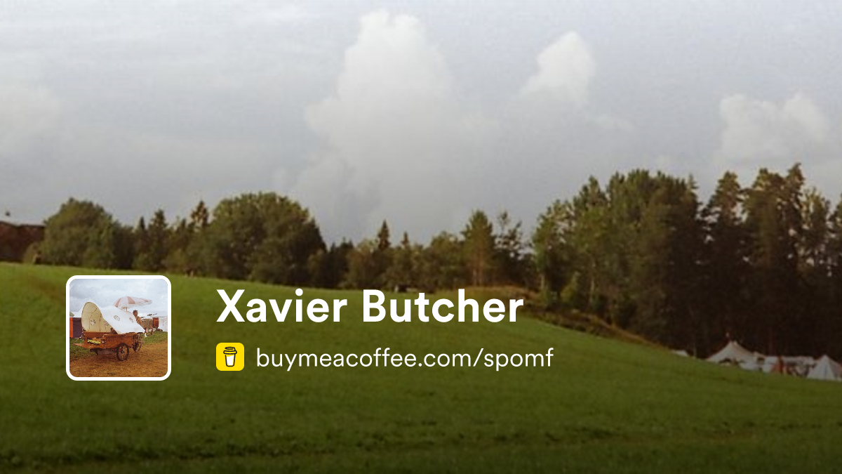 Xavier Butcher - Buymeacoffee