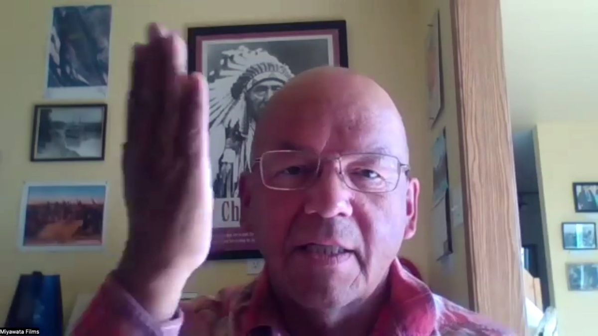 Floyd Favel explains symbols in the Plains Indian Sign Language (PISL ...
