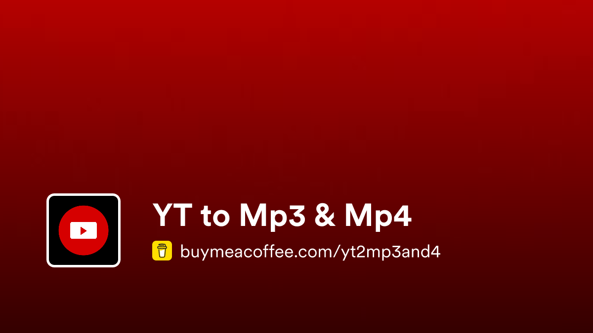 Membership | YT to Mp3 & Mp4 - Buymeacoffee