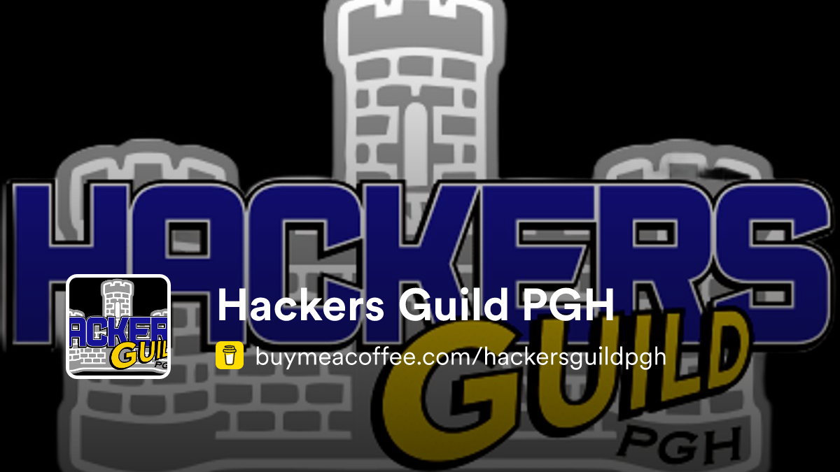 Hackers Guild PGH - Buymeacoffee