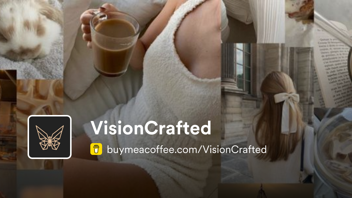 VisionCrafted is Vision Boards, Mood Boards - Buymeacoffee