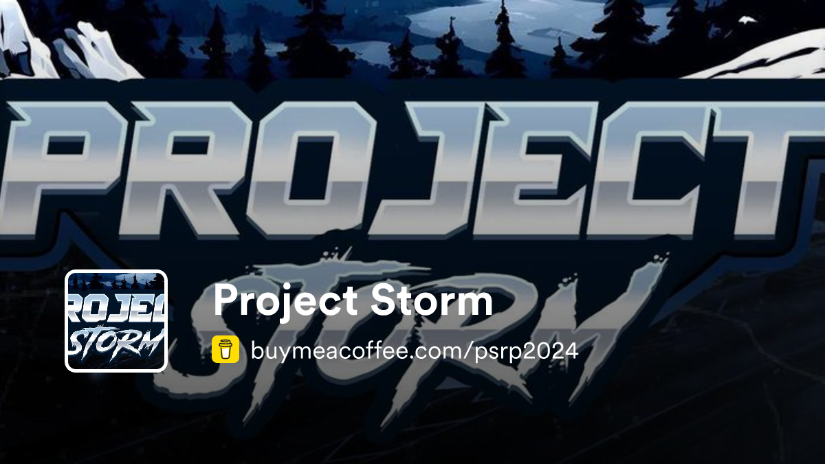 Project Storm - Buymeacoffee