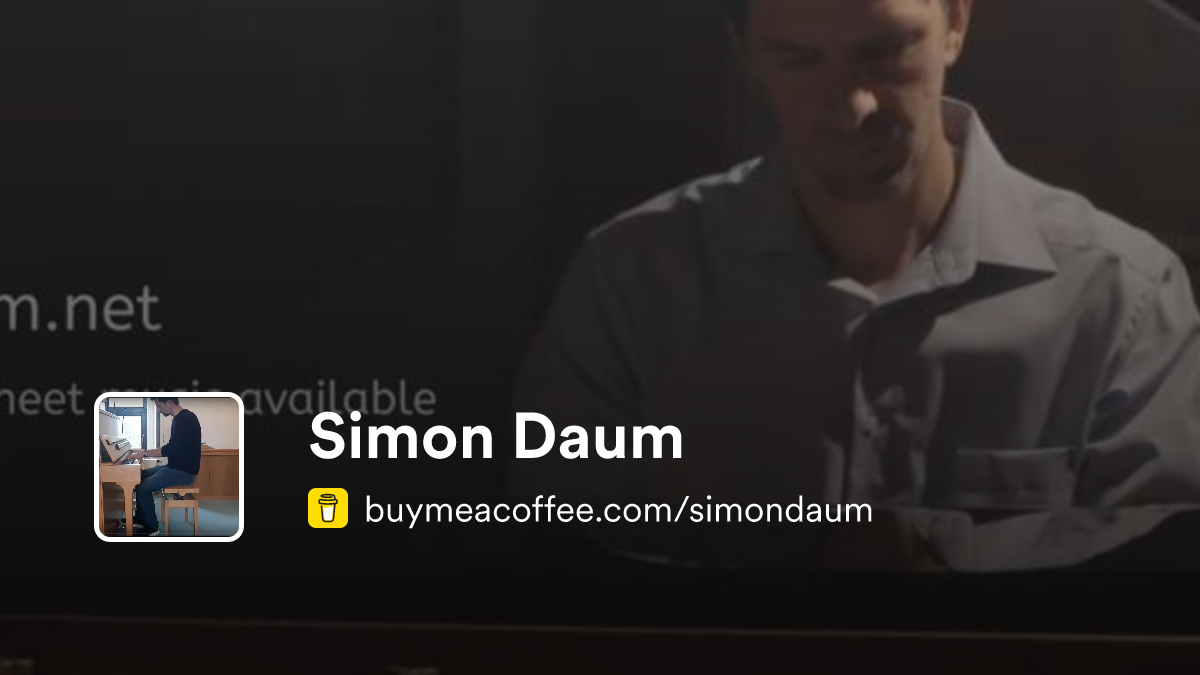 Simon Daum - Buymeacoffee