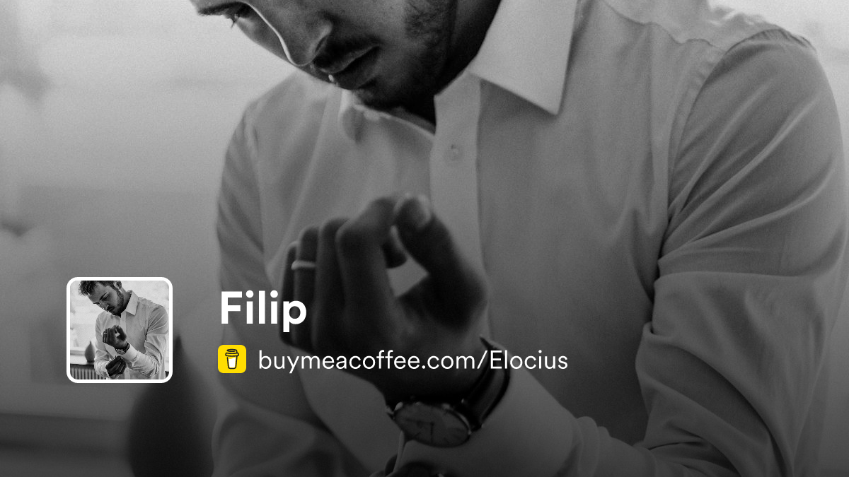Filip is 3D-printable designs - Buymeacoffee