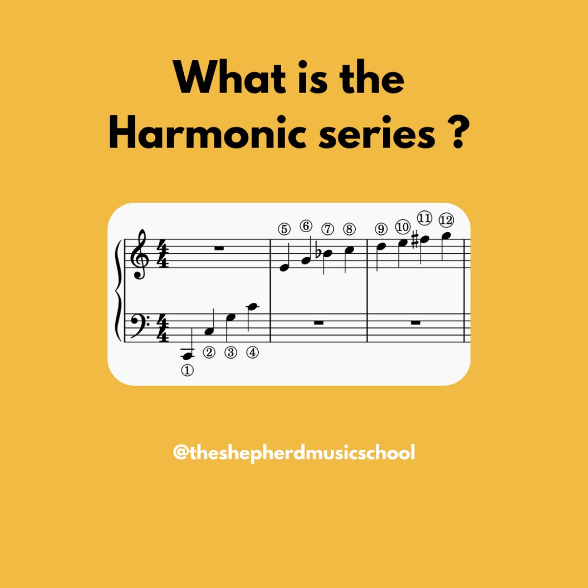 The Harmonic series ! — theshepherdmusicschool - Buymeacoffee
