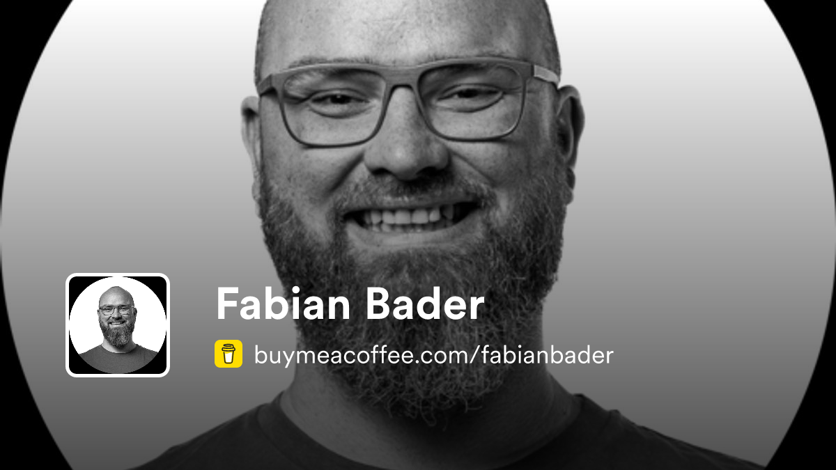 Fabian Bader - Buymeacoffee