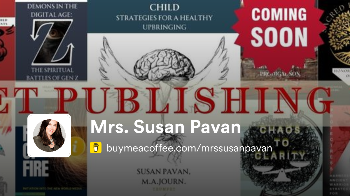 Mrs. Susan Pavan - Buymeacoffee