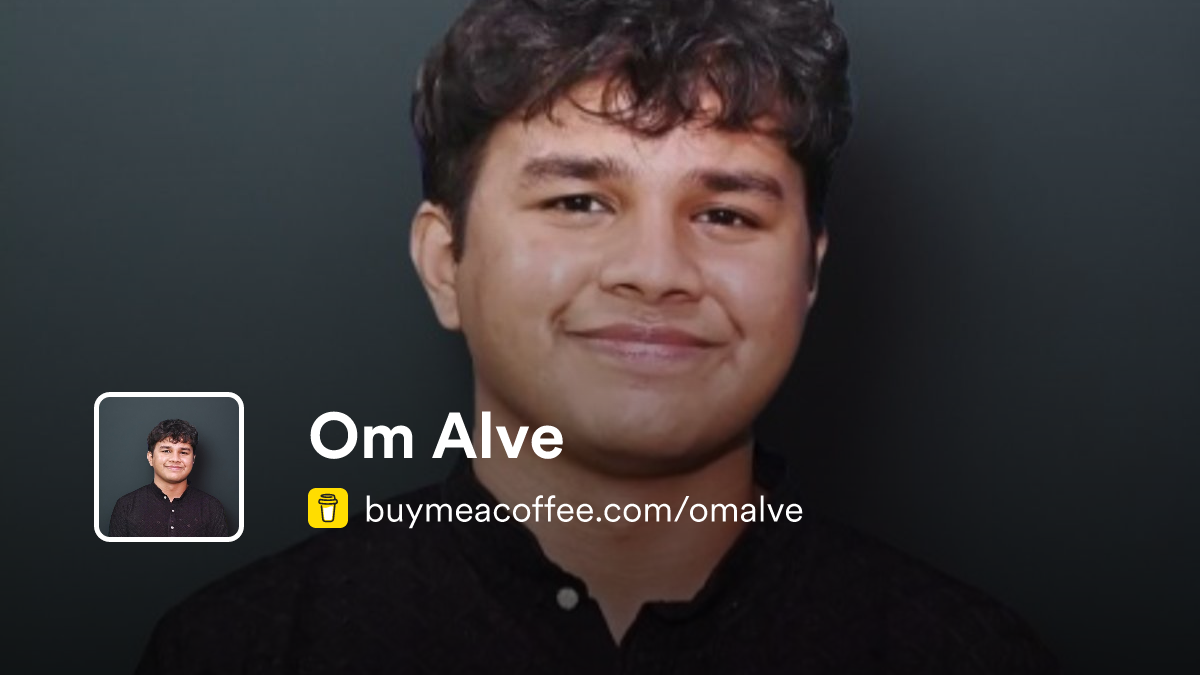 Om Alve - Buymeacoffee