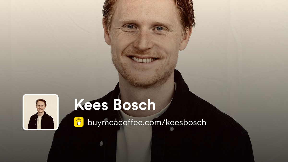 Kees Bosch - Buymeacoffee