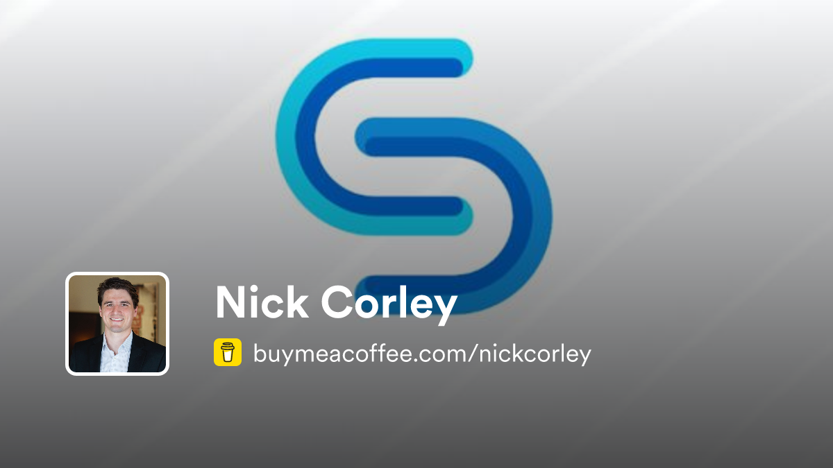 Nick Corley - Buymeacoffee