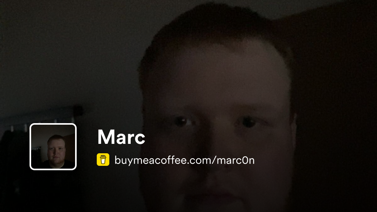 Marc - Buymeacoffee