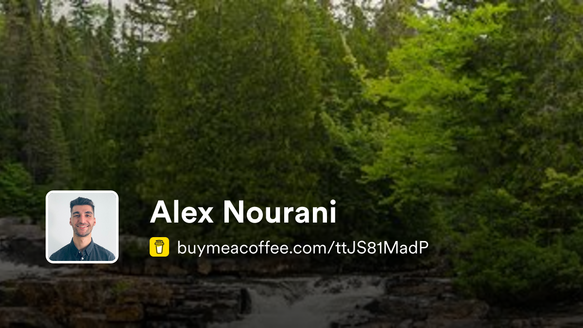 Alex Nourani - Buymeacoffee