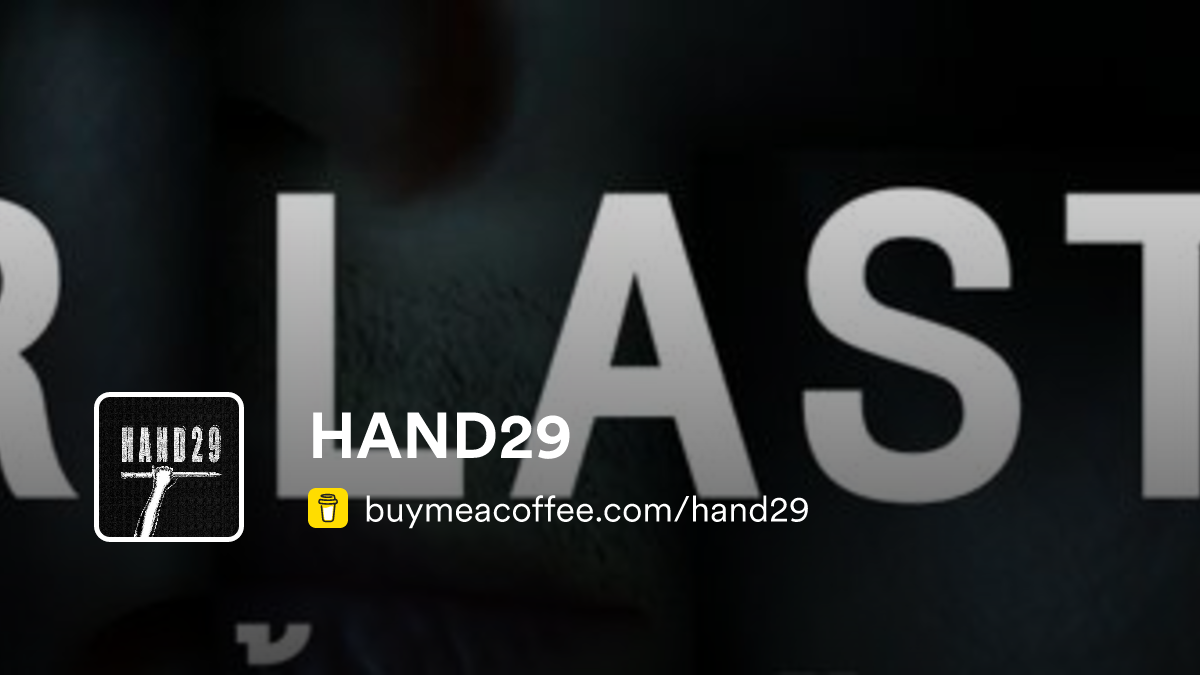 Posts | HAND29 - Buymeacoffee