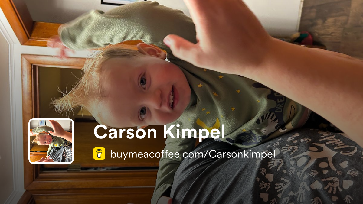 Carson Kimpel - Buymeacoffee